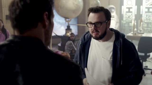 Navy Blue Hoodie worn by KC Houseman (John Bradley) as seen in Moonfall ...