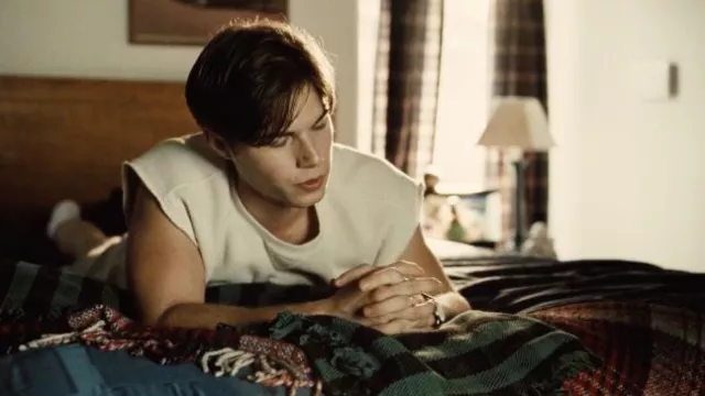 White Sleeveless Sweatshirt worn by Young Cal (Elias Kacavas) as seen ...