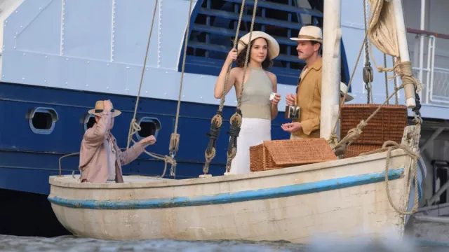 Silver Top worn by Linnet Ridgeway (Gal Gadot) in Death on the Nile ...