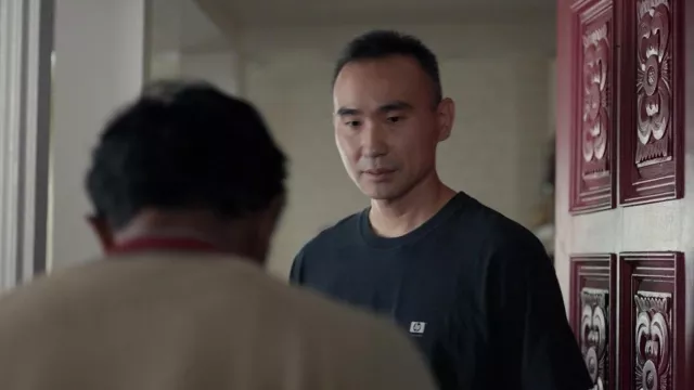 HP black t-shirt worn by Edmond Ku (James Hiroyuki Liao) as seen in The ...