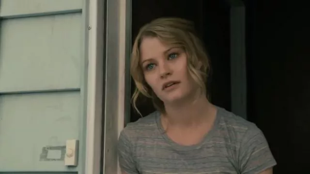 Grey Striped Shirt worn by Ally Craig (Emilie de Ravin) in Remember Me ...