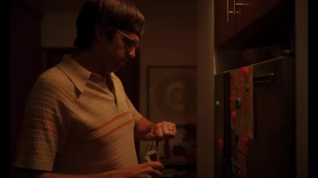 Knitted polo sweater worn by Pat Montgomery (Timothy Simons) as seen in ...