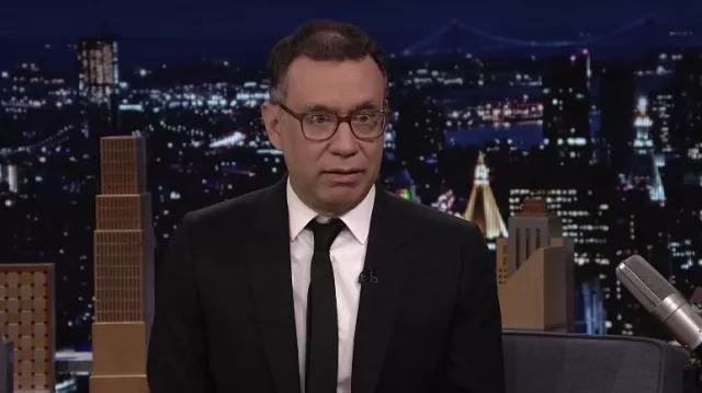 Eyeglasses worn by Fred Armisen as seen in The Tonight Show Starring ...