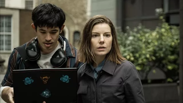 Zip jacket worn by Shirley Dander (Aimee-Ffion Edwards) as seen in Slow ...