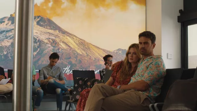 Floral printed shirt worn by Cameron Sullivan (Theo James) as seen in ...