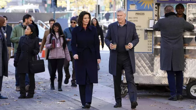 Navy Blue Coat worn by Special Agent in Charge Isobel Castille (Alana ...