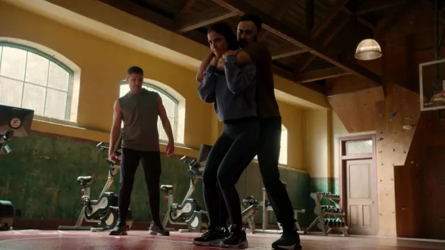 Nike sneakers worn by Special Agent Fatima Namazi (Medalion Rahimi) as ...