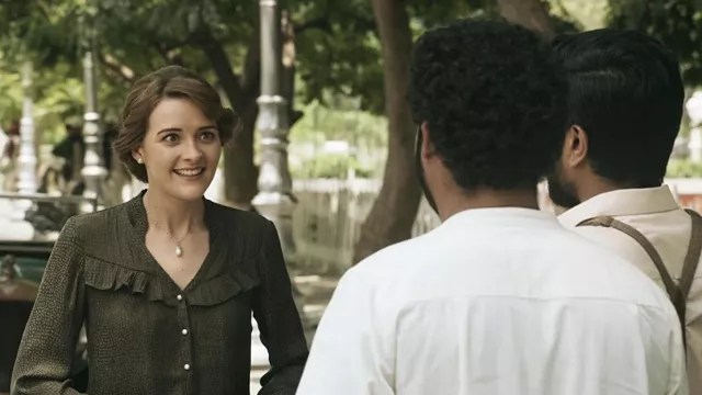 Olive Green blouse shirt worn by Jennifer (Olivia Morris) as seen in ...