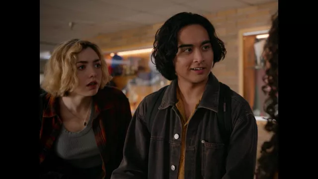 Denim jacket worn by Simon Elroy (Kristian Flores) as seen in School ...