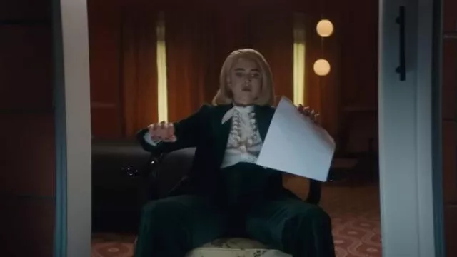 White shirt worn by Rebecca (Margaret Qualley) as seen in Sanctuary ...