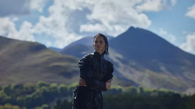 Leather coat worn by Neve Kelly (Clara Rugaard-Larsen) as seen in The ...