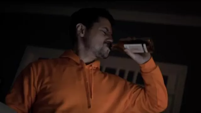 Orange hoodie worn by Adam Ellis (Augustus Prew) as seen in Dear David ...