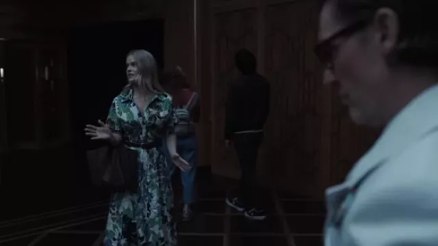 Floral long dress worn by Anne Calder (Alice Eve) as seen in Haunting ...