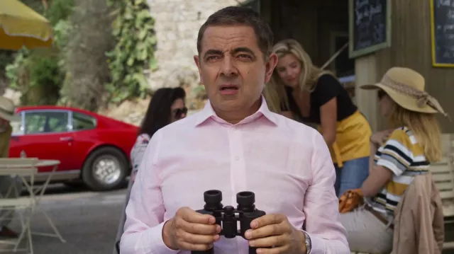 Pink shirt worn by Johnny English (Rowan Atkinson) in Johnny English ...