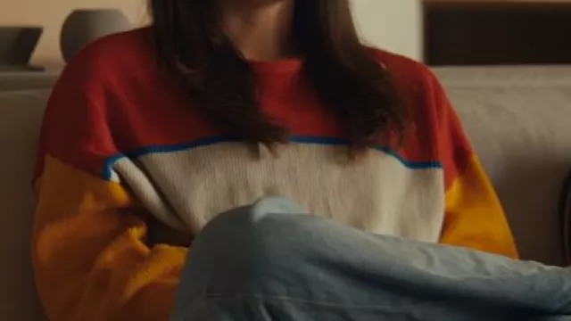 Pull colorblock surdimensionné d’Addy Cage (Lily Mo Sheen) dans Le ...