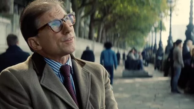 Havana eyeglasses worn by Atlee (Simon McBurney) as seen in Mission ...