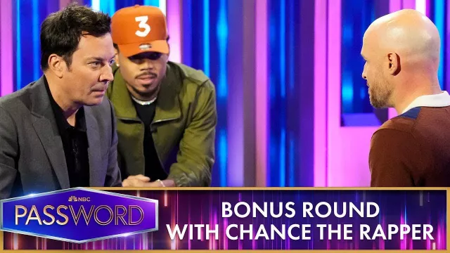 "3" Orange Hat Cap worn by Chance The Rapper as seen in Password TV ...