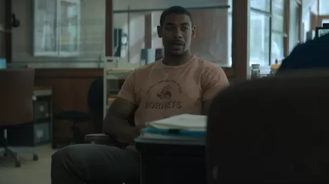 Rebel Ridge Wardrobe: Terry Richmond (Aaron Pierre) is wearing Hornets ...