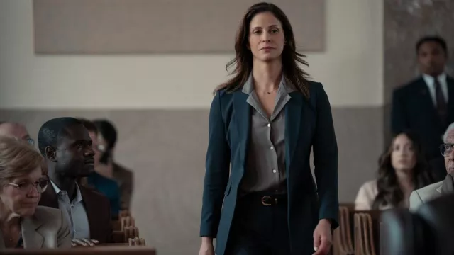 Tulsa King Wardrobe: Stacy Beale (Andrea Savage) wears Green Blazer and ...