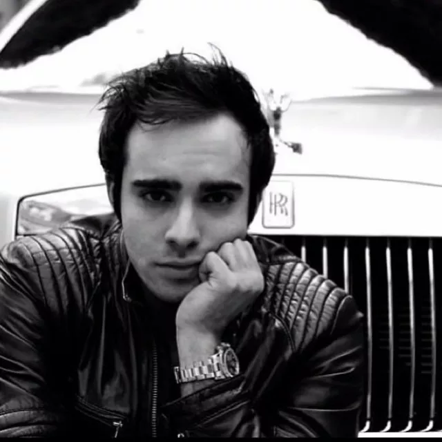 Leather Jacket of Akram Ojjeh Junior on the Instagram account ...