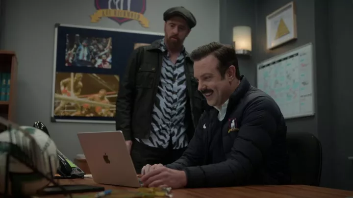 Coach Beard (played by Brendan Hunt) outfits on Ted Lasso